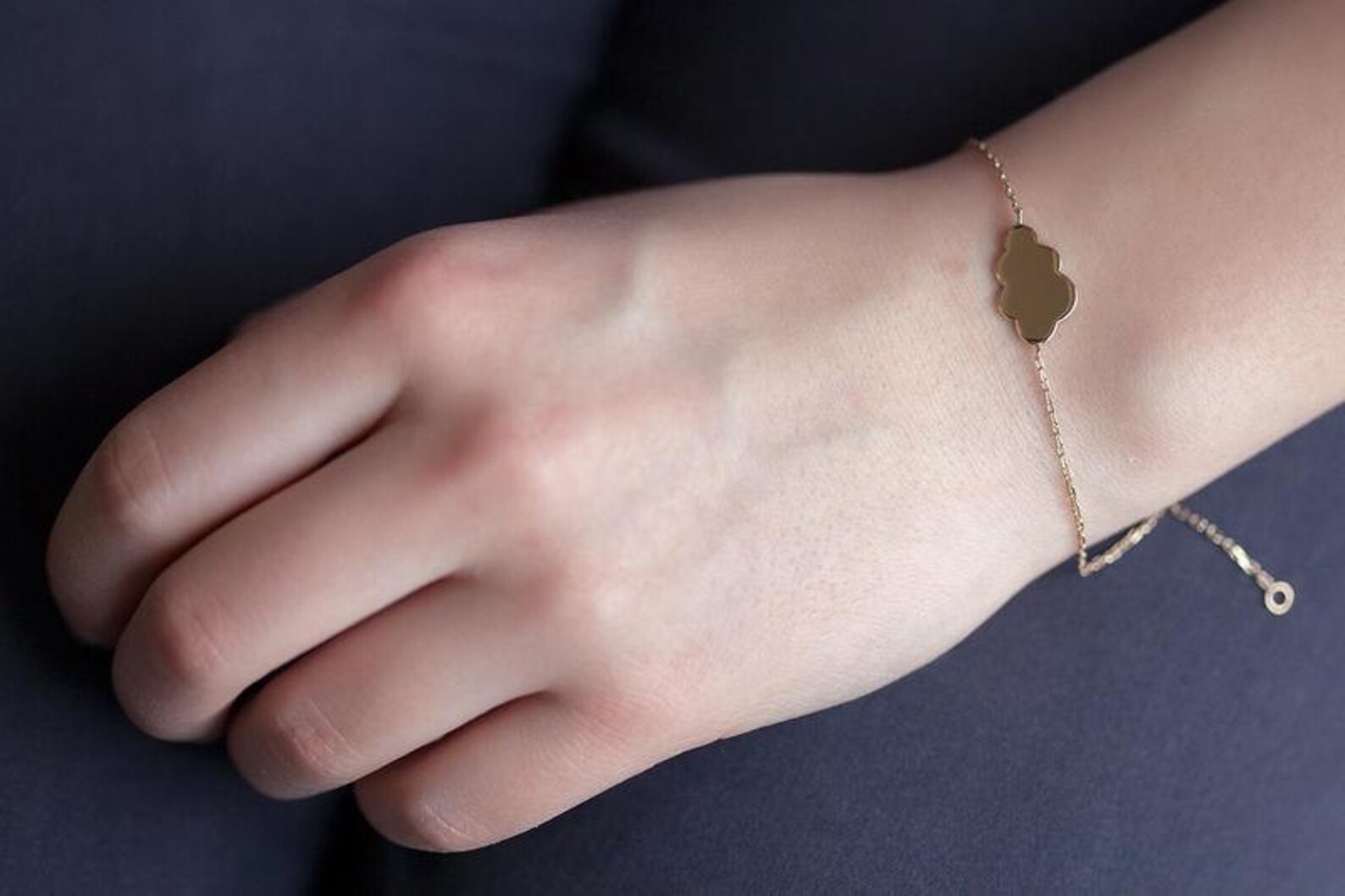 Cloud Bracelet - Sterling Silver or Gold Fill - Etsy