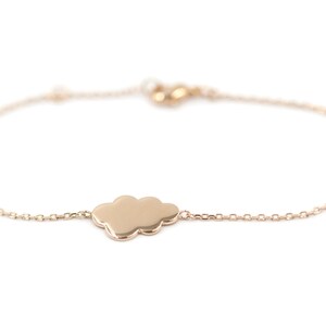 Cloud Bracelet - Sterling Silver or Gold Fill - Etsy