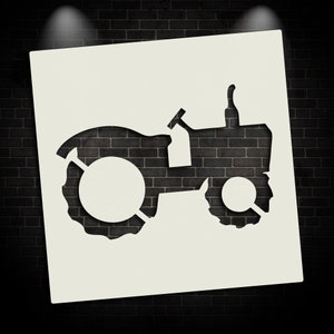 Tractor Stencils (set of 5), Tractor Stencil, Reusable Plastic Wall Stencils, Farm Tractors ...