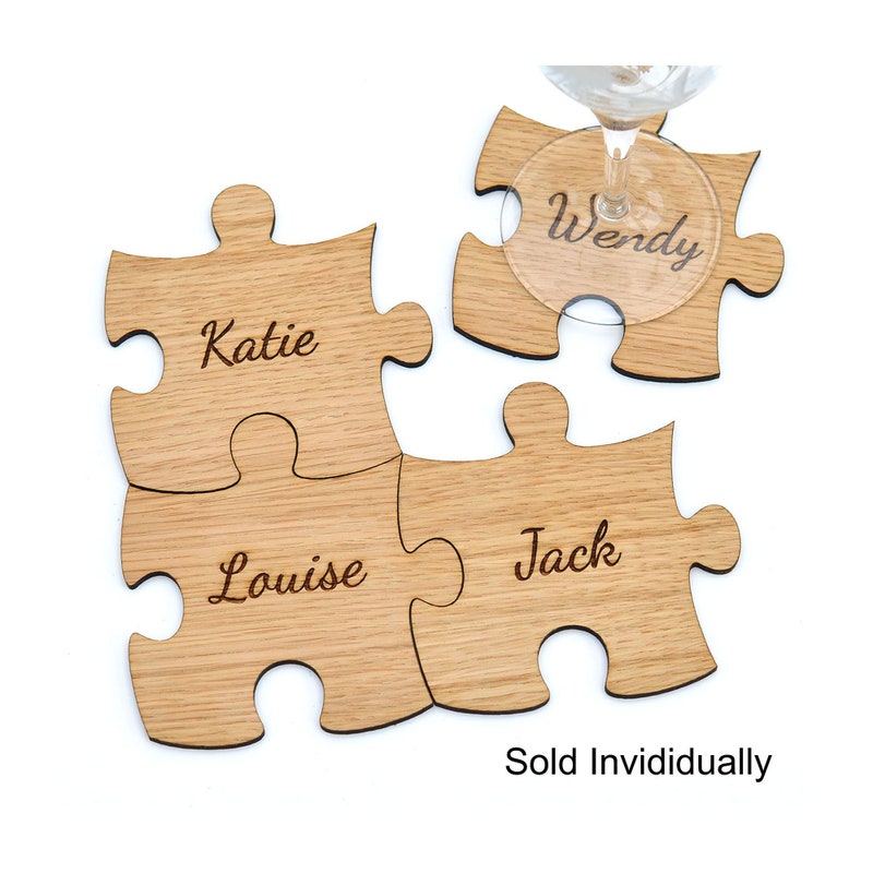 Puzzle Coasters - Etsy