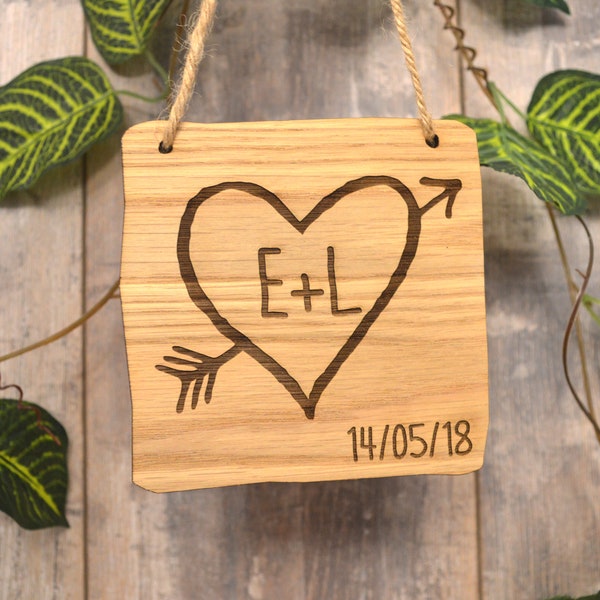 Carved Initials - Etsy UK
