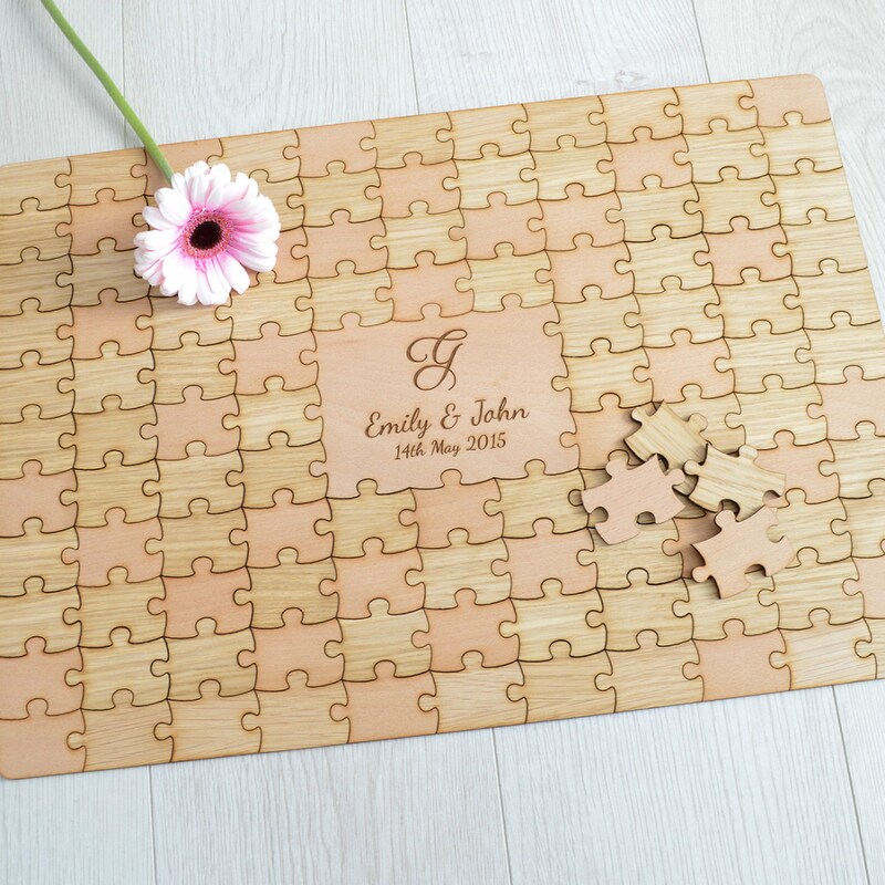 Wedding Puzzle Guest Book - Etsy