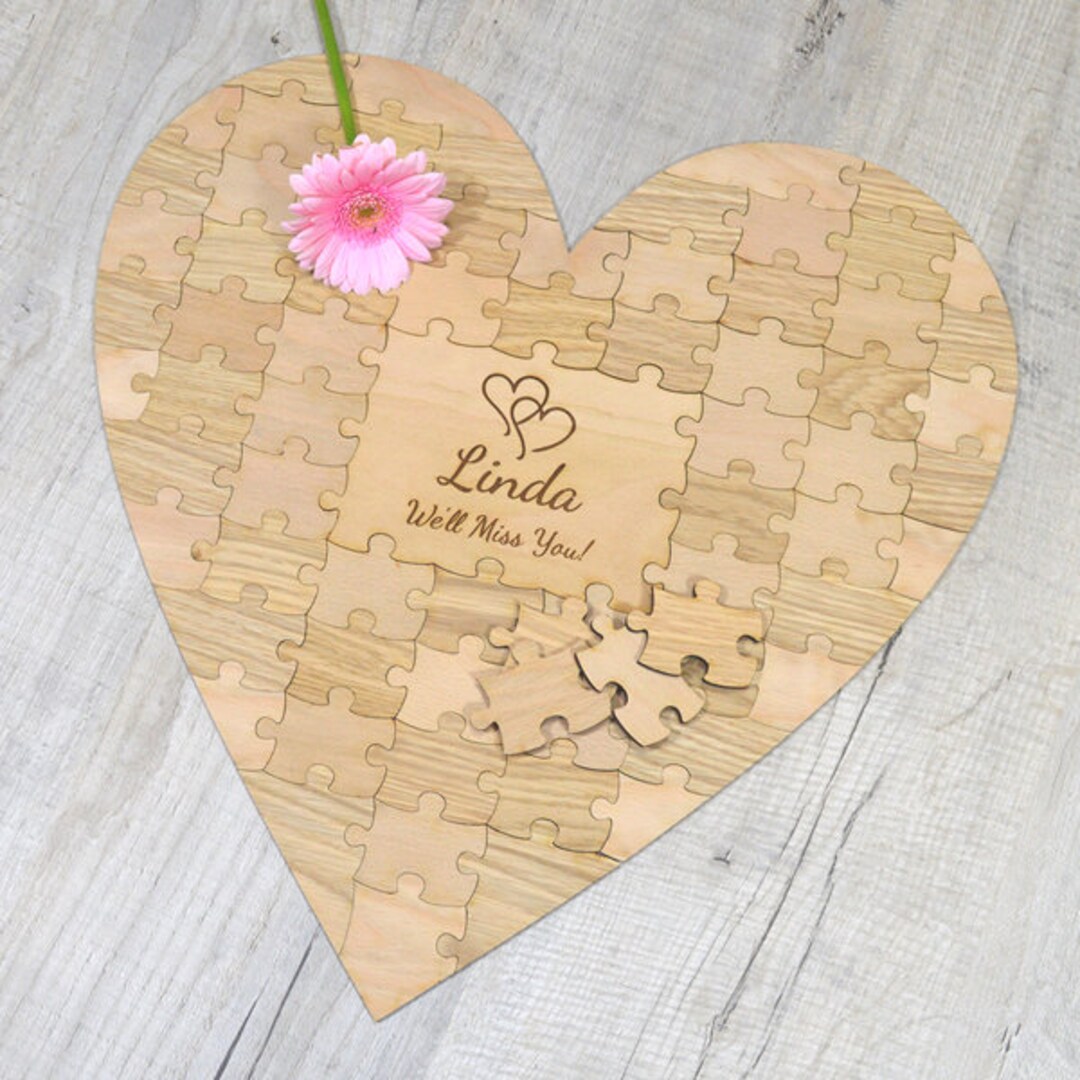 Personalized Unique Retirement Party Gift Idea - Personalised Jigsaw ...