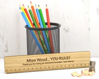 Teacher Appreciation Gift Ruler Personalized You Rule Ruler - Etsy