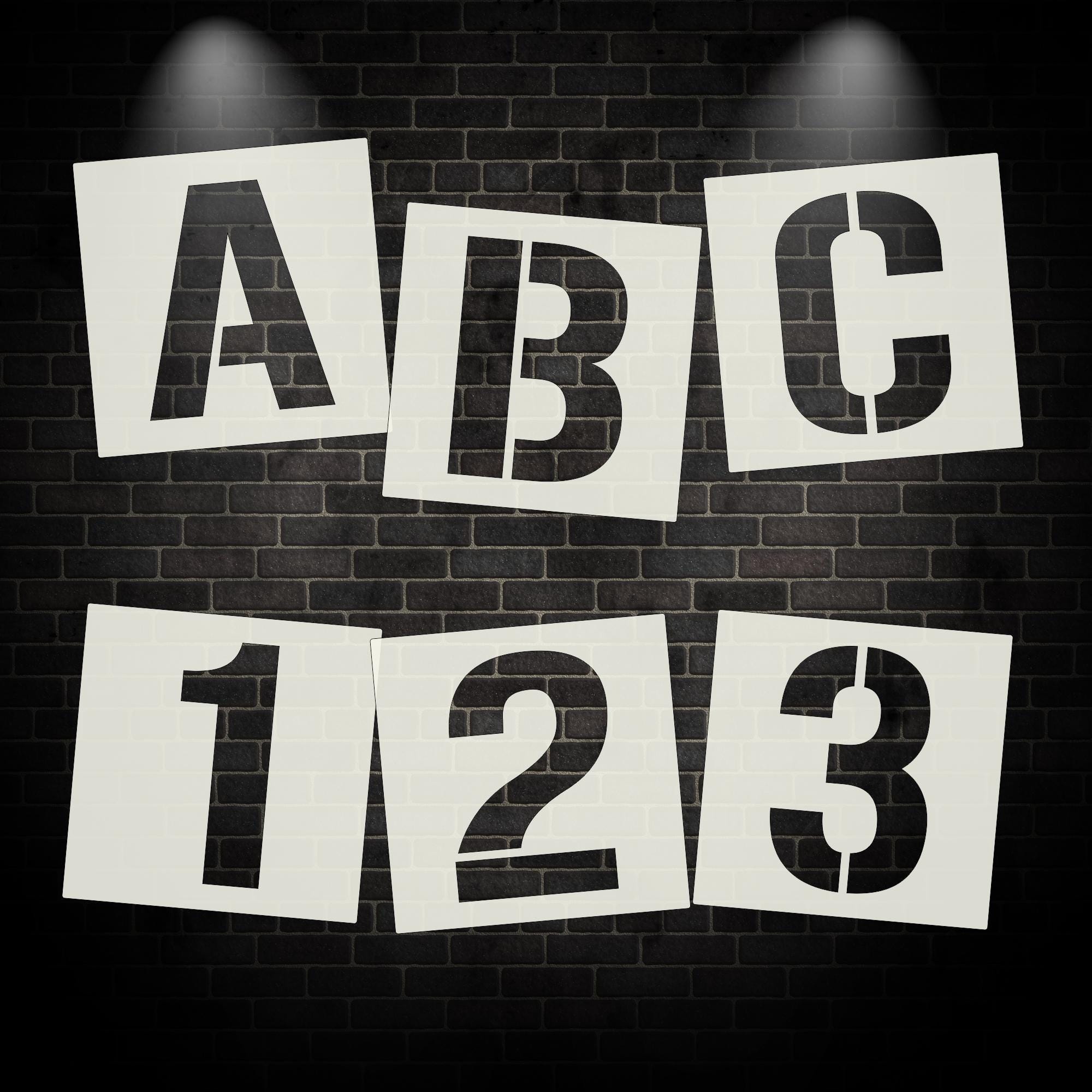 Reusable Letter & Number Stencils - Craft Painting, Wall Decor - Etsy