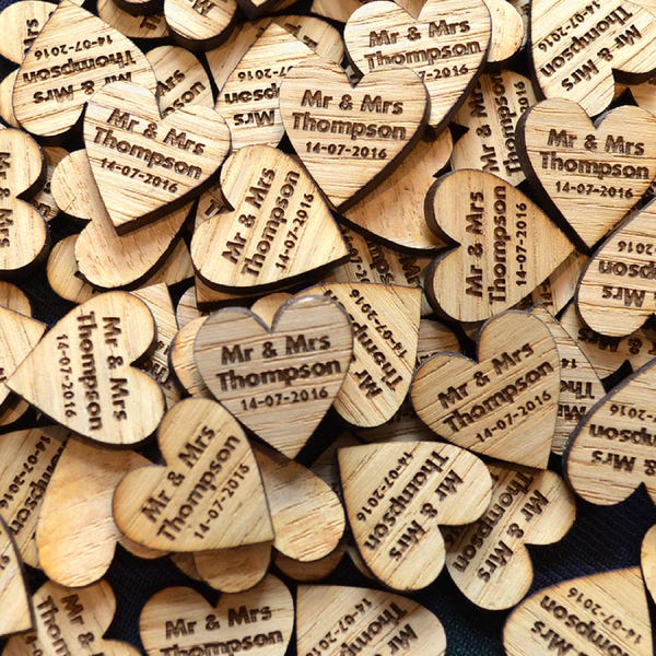 Heart Table Wedding Decorations - Etsy