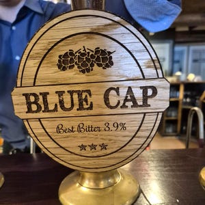 Wooden Bar Pump Clips Custom Personalised Wood Brewery Beer Ale Craft ...