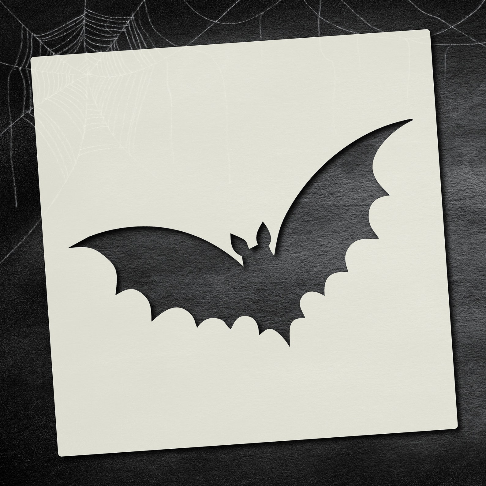 Bat Stencil Large Small Halloween Shaped Stencils Vampire Bats - Etsy