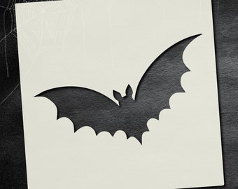 Bat Stencil Reusable Bat Stencil Art Stencil DIY Craft Stencil Reusable Large Bat Stencil Wall ...