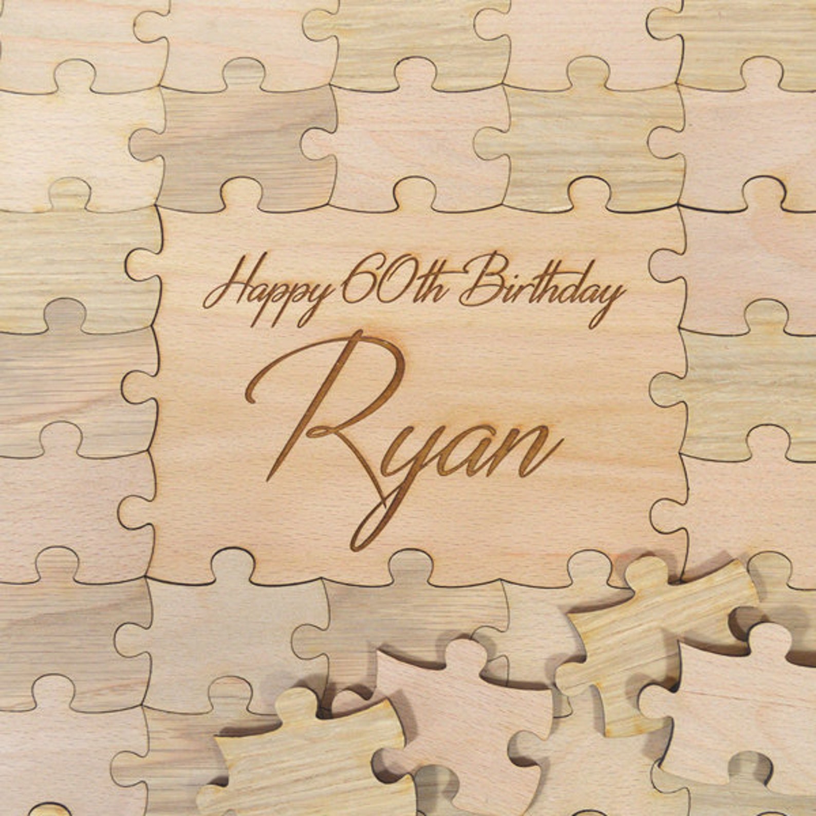 Personalized Birthday Party Jigsaw Puzzle Guestbook Unique - Etsy