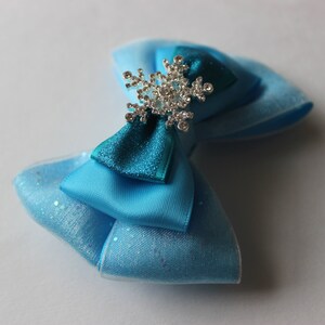 Snow Queen Elsa Inspired Boutique Bow - Etsy
