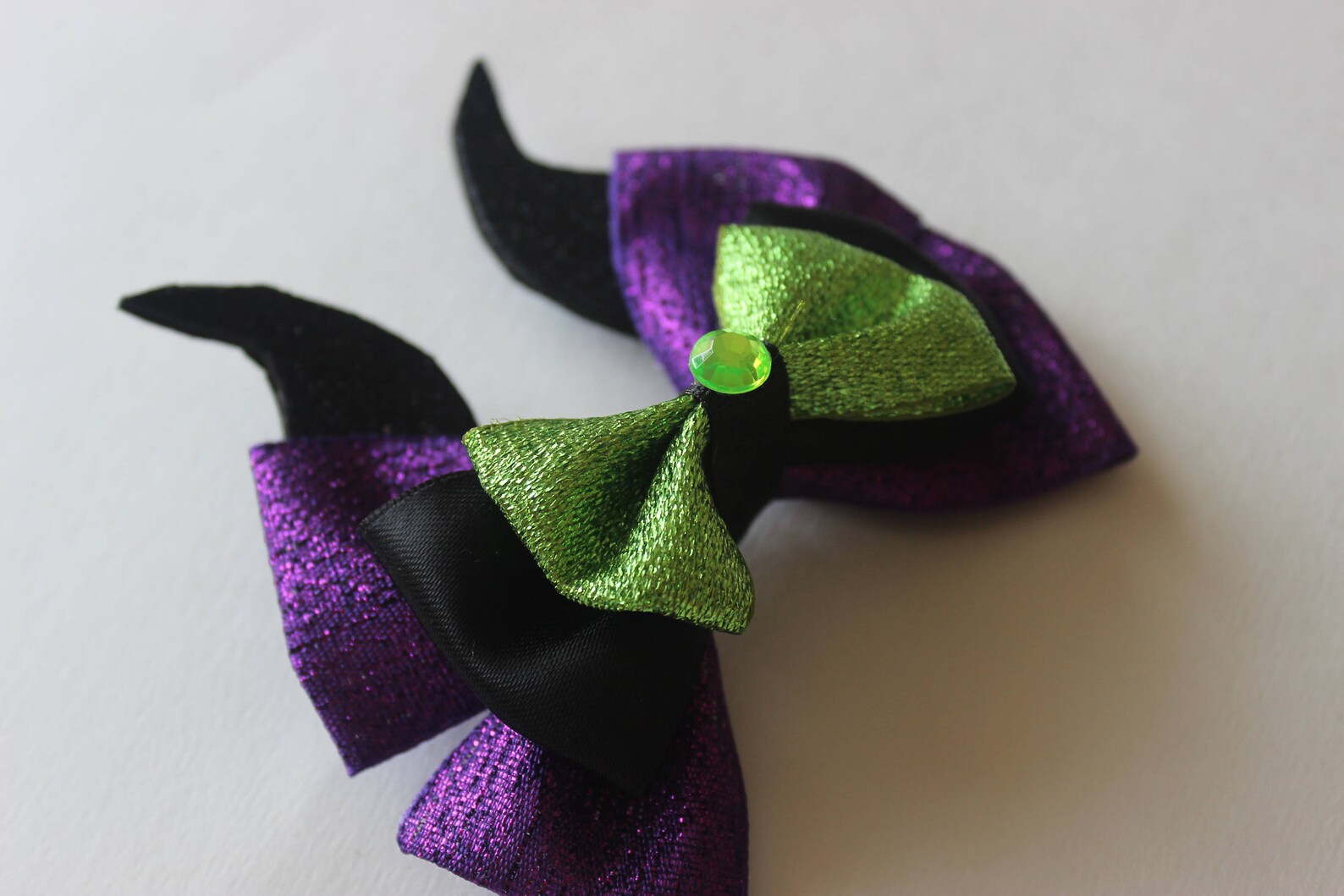 Maleficent Evil Fairy Inspired Boutique Bow - Etsy