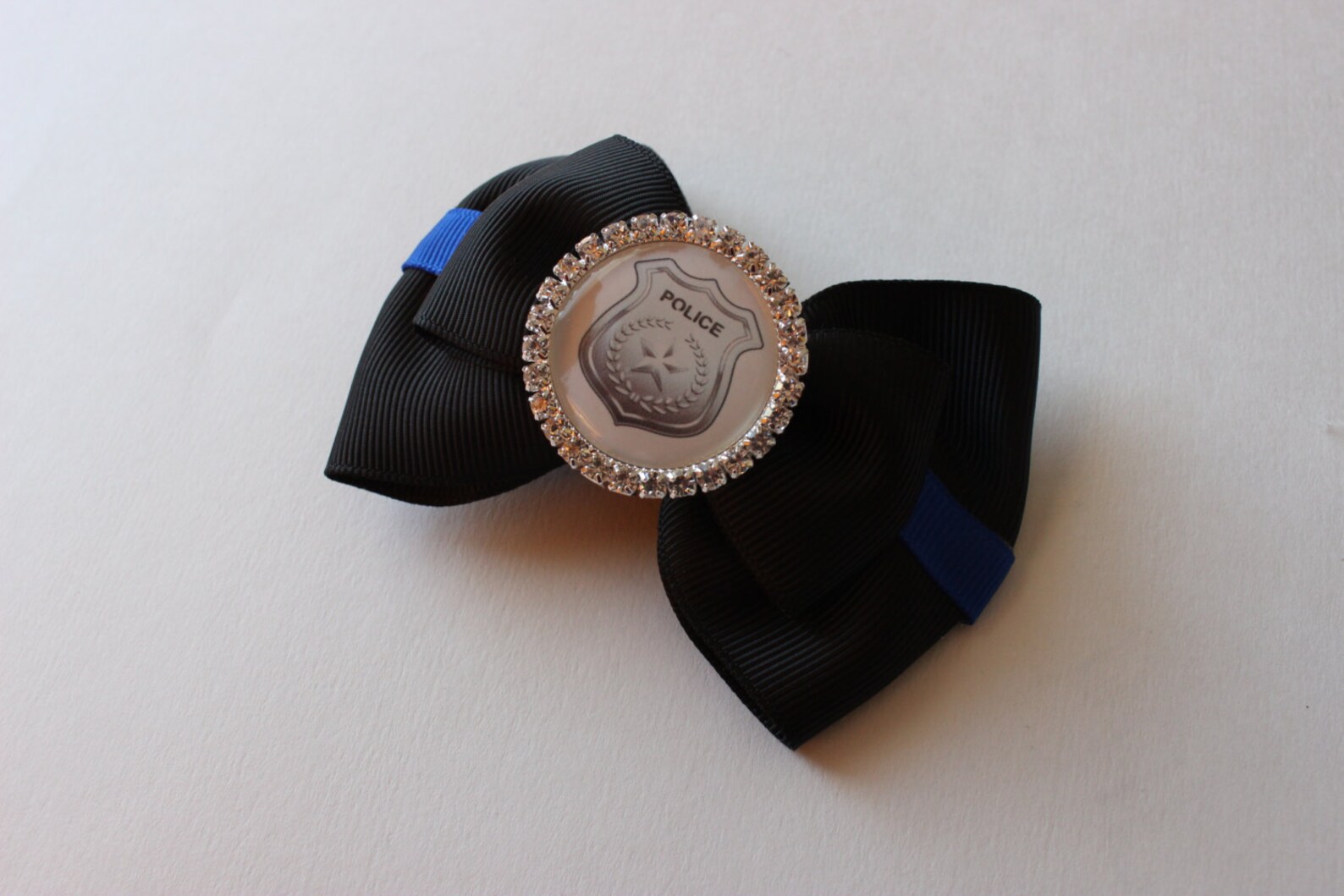 READY TO SHIP Thin Blue Line Law Enforcement Inspired Bow | Etsy