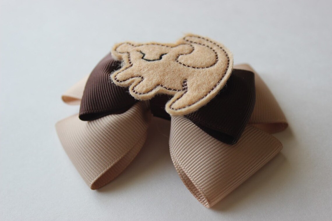 Simba Lion Cub King Inspired Bow - Etsy
