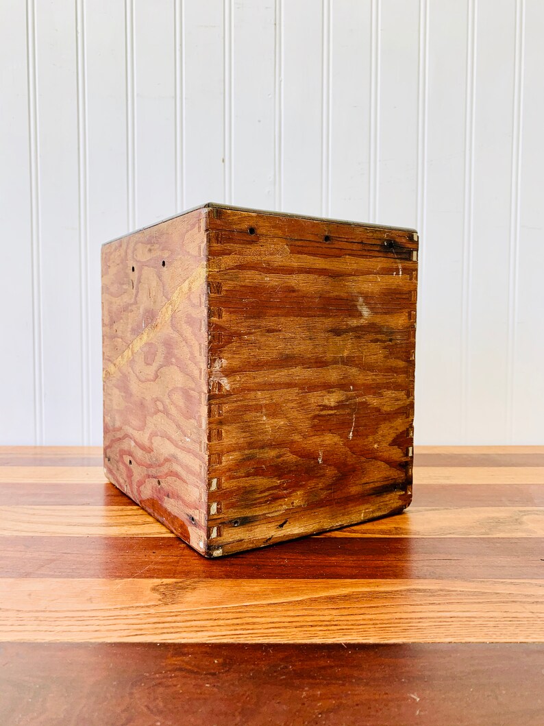 3 Antique Storage Boxes Office Supply Organizers for Tools and | Etsy