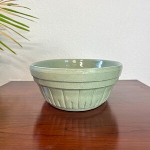 Antique Stoneware Bowl Large Celadon Green MP Mountainside Art Pottery ...
