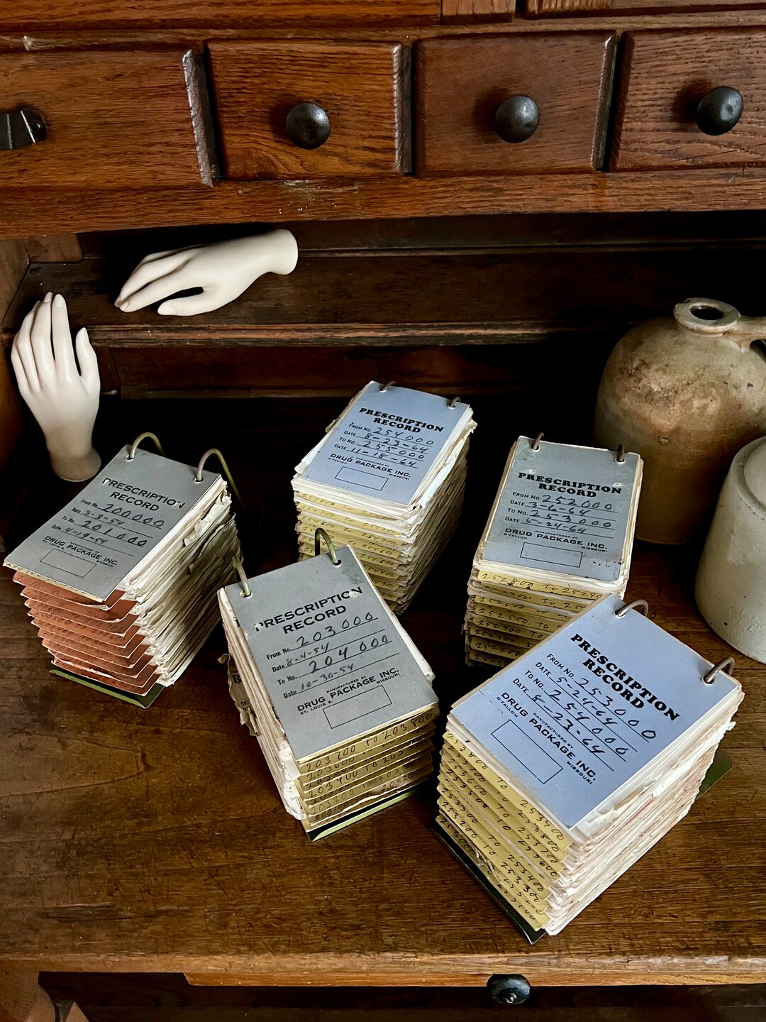 Antique Paper Prescriptions Pharmacy Apothecary Handwritten Doctors ...