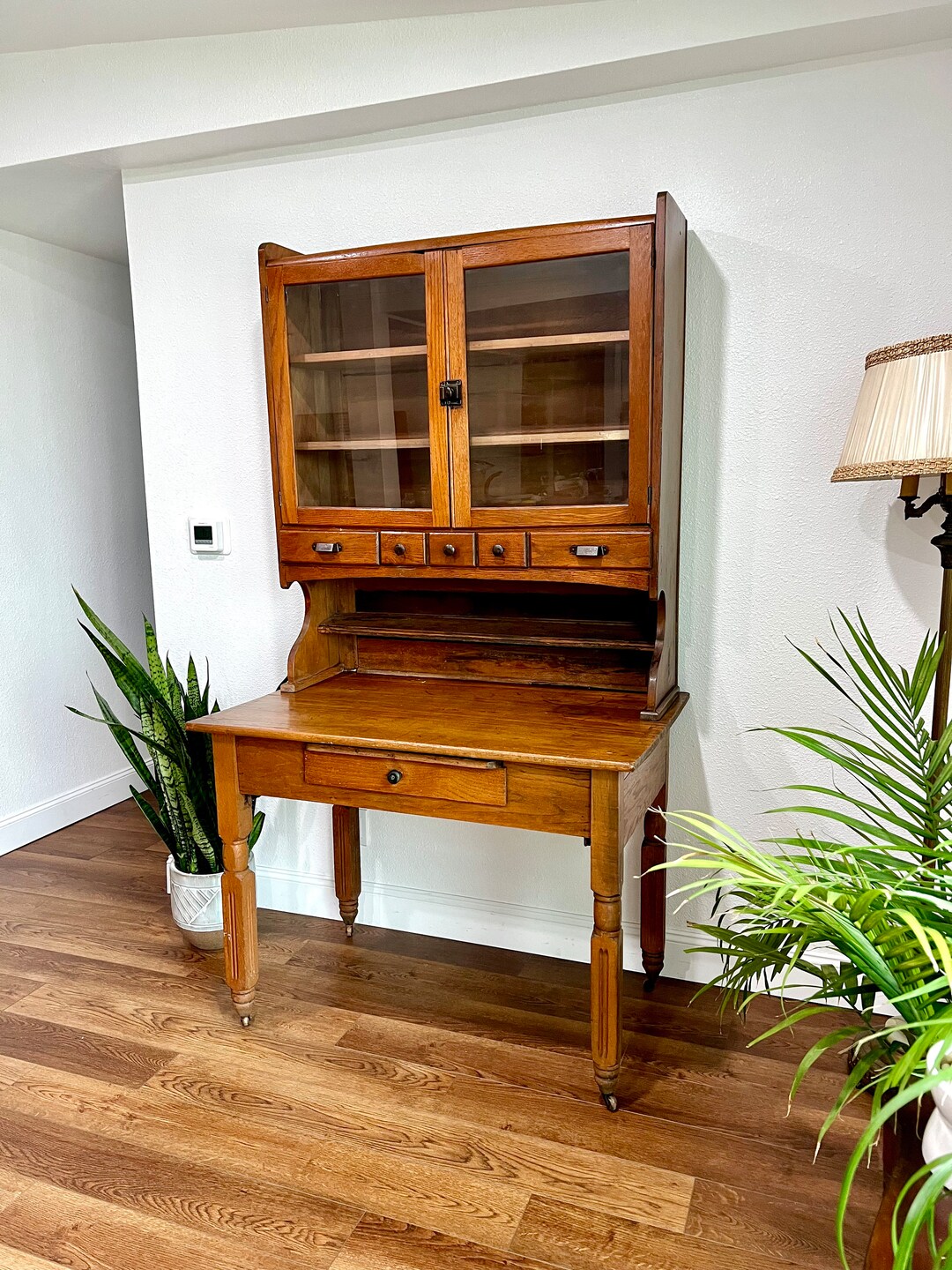Antique Oak Pharmacy Apothecary Pharmacist Work Table 19th Century ...