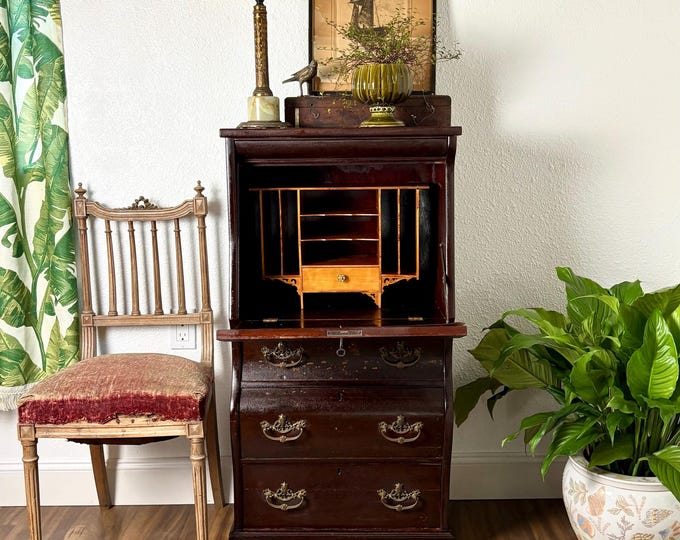 Antique Milward's Helix Needles Chest of 2 Drawers Wood Needle ...