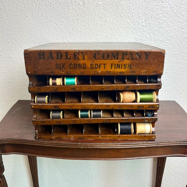Antique Spool Cabinet - Etsy