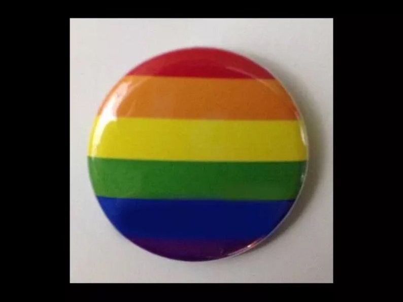 Rainbow Flag Pin-back Button Gay Pride LGBT 13 - Etsy