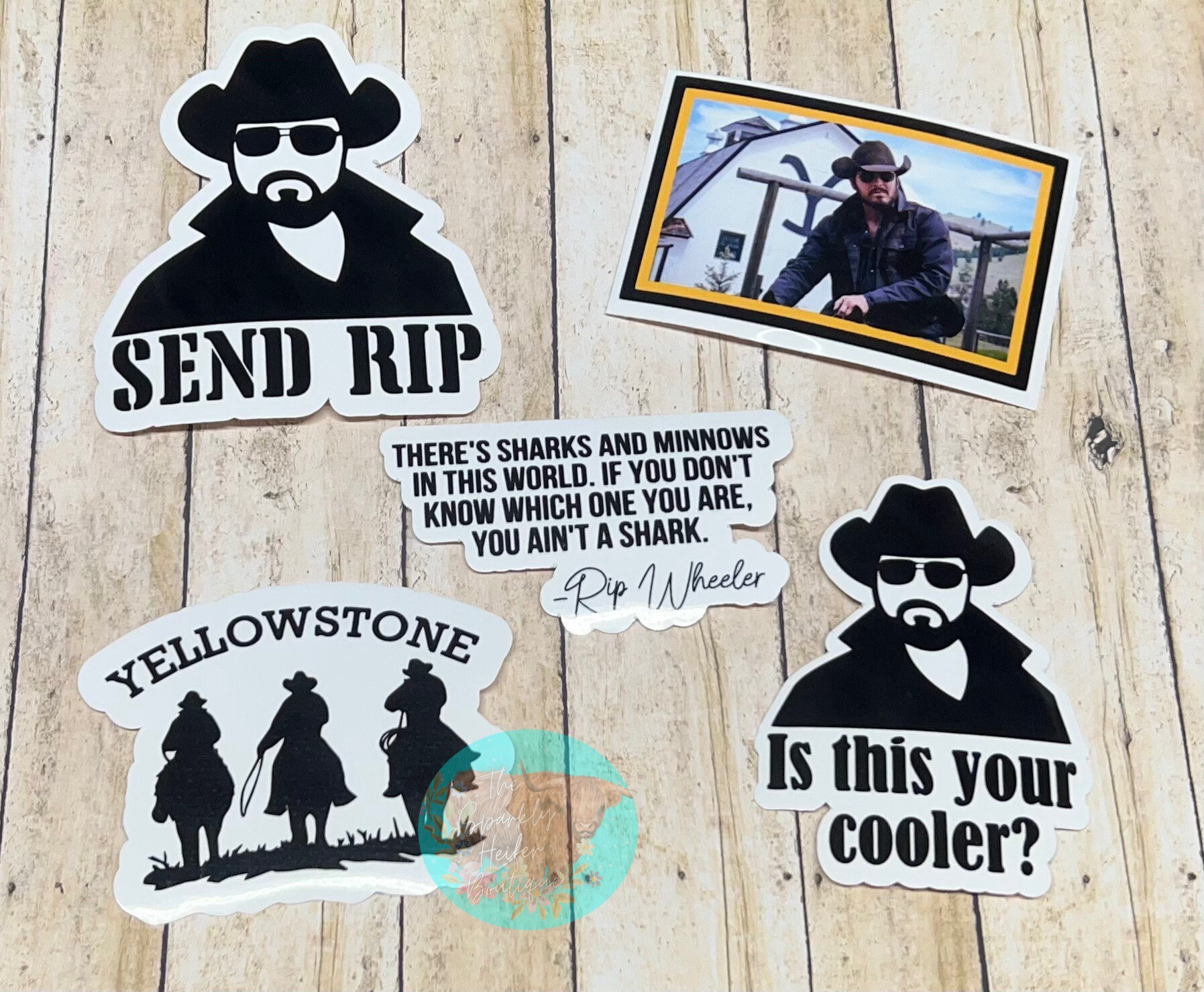 Papercraft Paper, Party & Kids Rip Wheeler Die Cut Sticker,Yellowstone ...