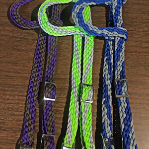 Cob Size Braided Paracord Headstall,custom Braided Horse Tack,custom ...