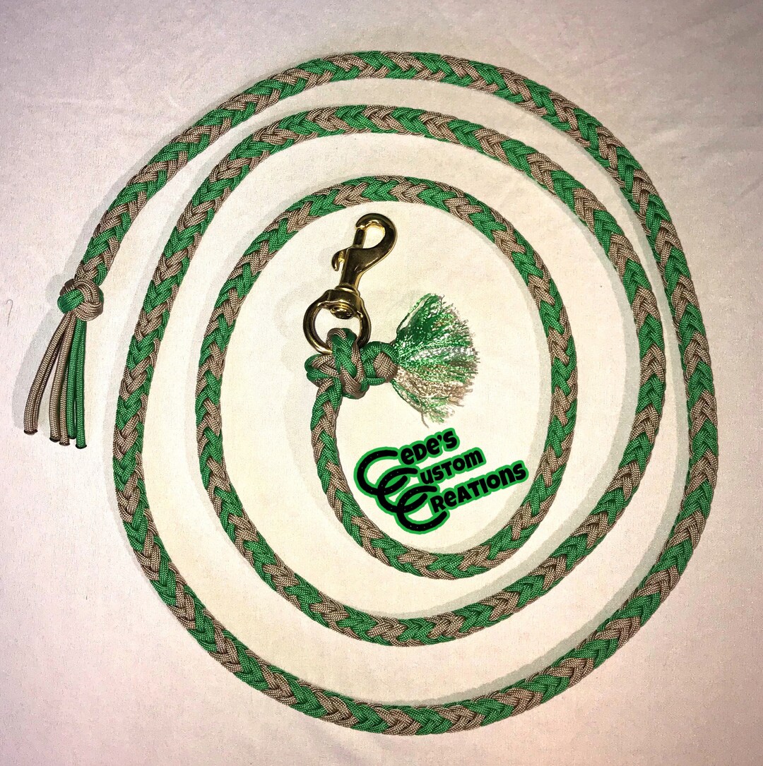 Braided Lead Rope,horse Lead Rope,handmade Lunge Line,braided Horse ...