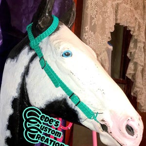 Cob Size Braided Paracord Headstall,custom Braided Horse Tack,custom ...