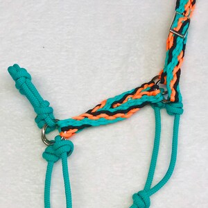 Rope & Braided Halter Weanling Size,weanling Halter,foal Halter,horse ...