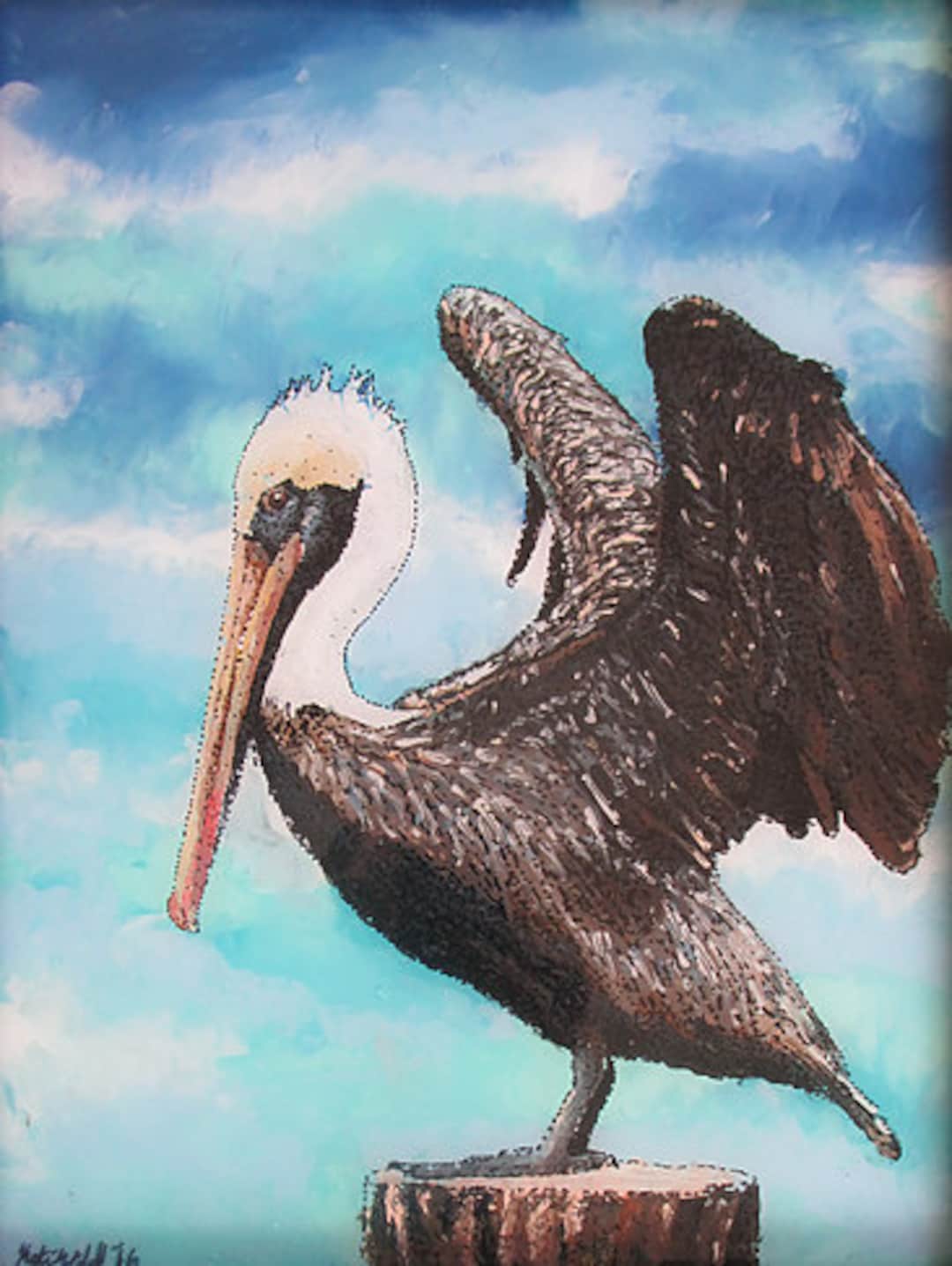 Custom Wildlife Painting, Custom Animal Painting, Animal Portrait, 8X10 ...