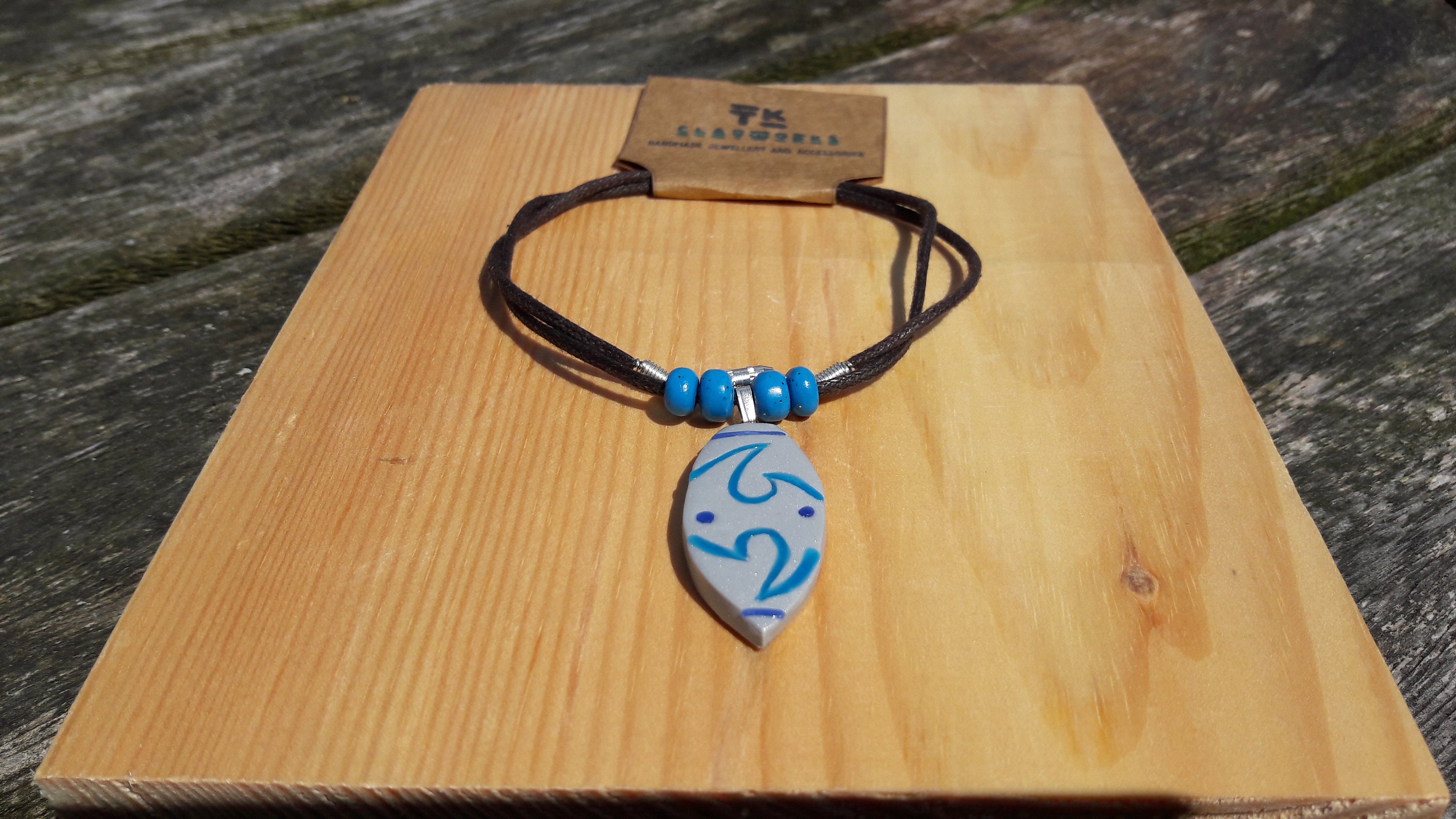 Polymer Clay Surfboard Pendant Handmade Fimo Beach Surf Surfer Style ...