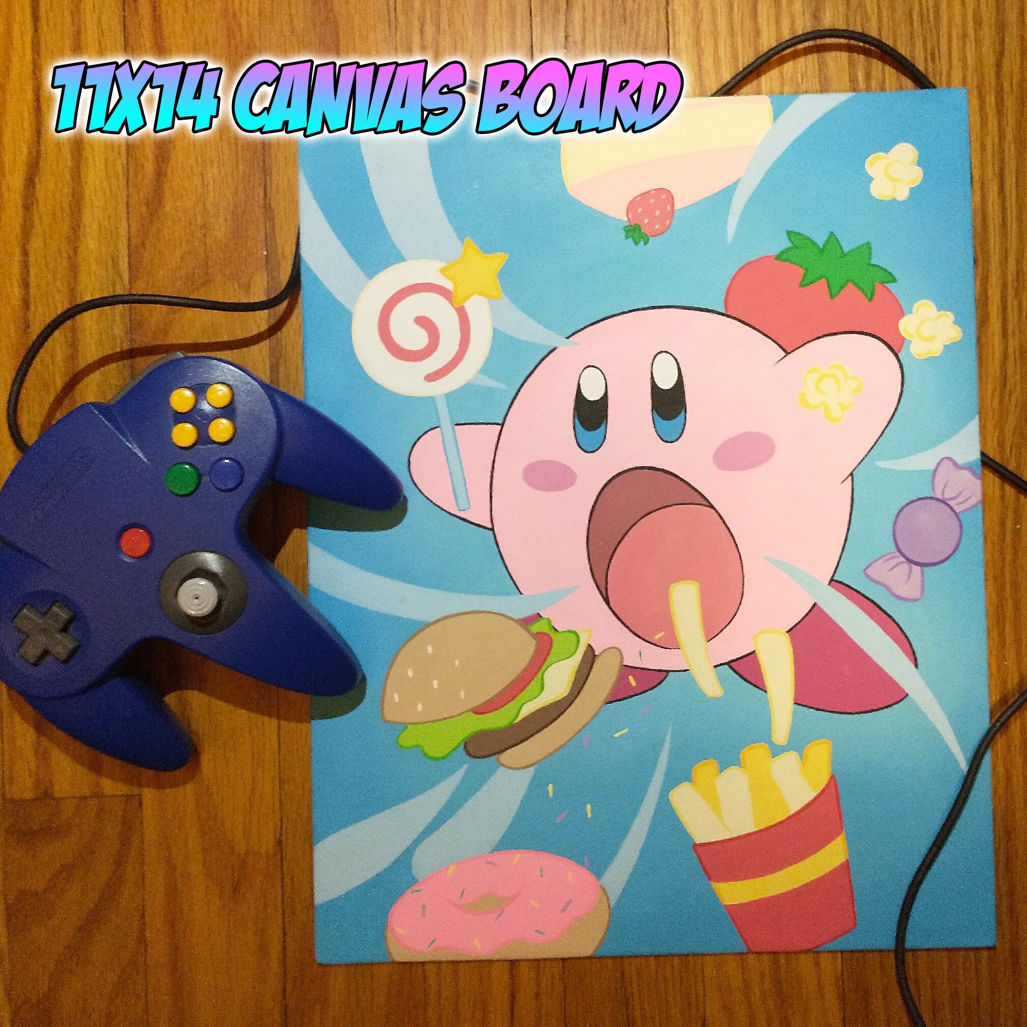 100% Original Custom Video Game Art Hand Painted Made to | Etsy