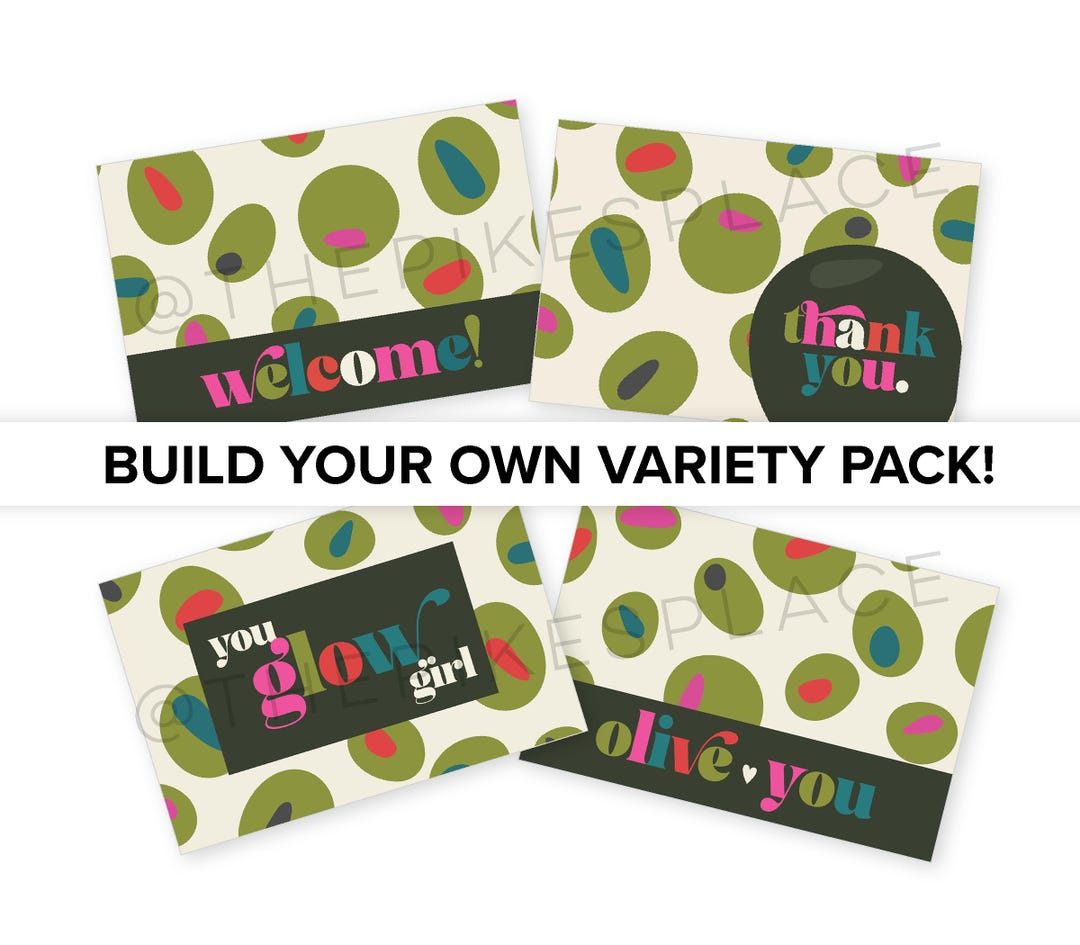 Olive Notecards 6" X 4" Notecards - Etsy