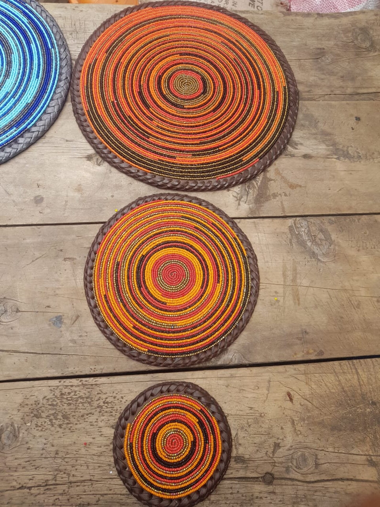 Handmade Beaded Plate Mats Kitchen and Dining Plate Mats | Etsy