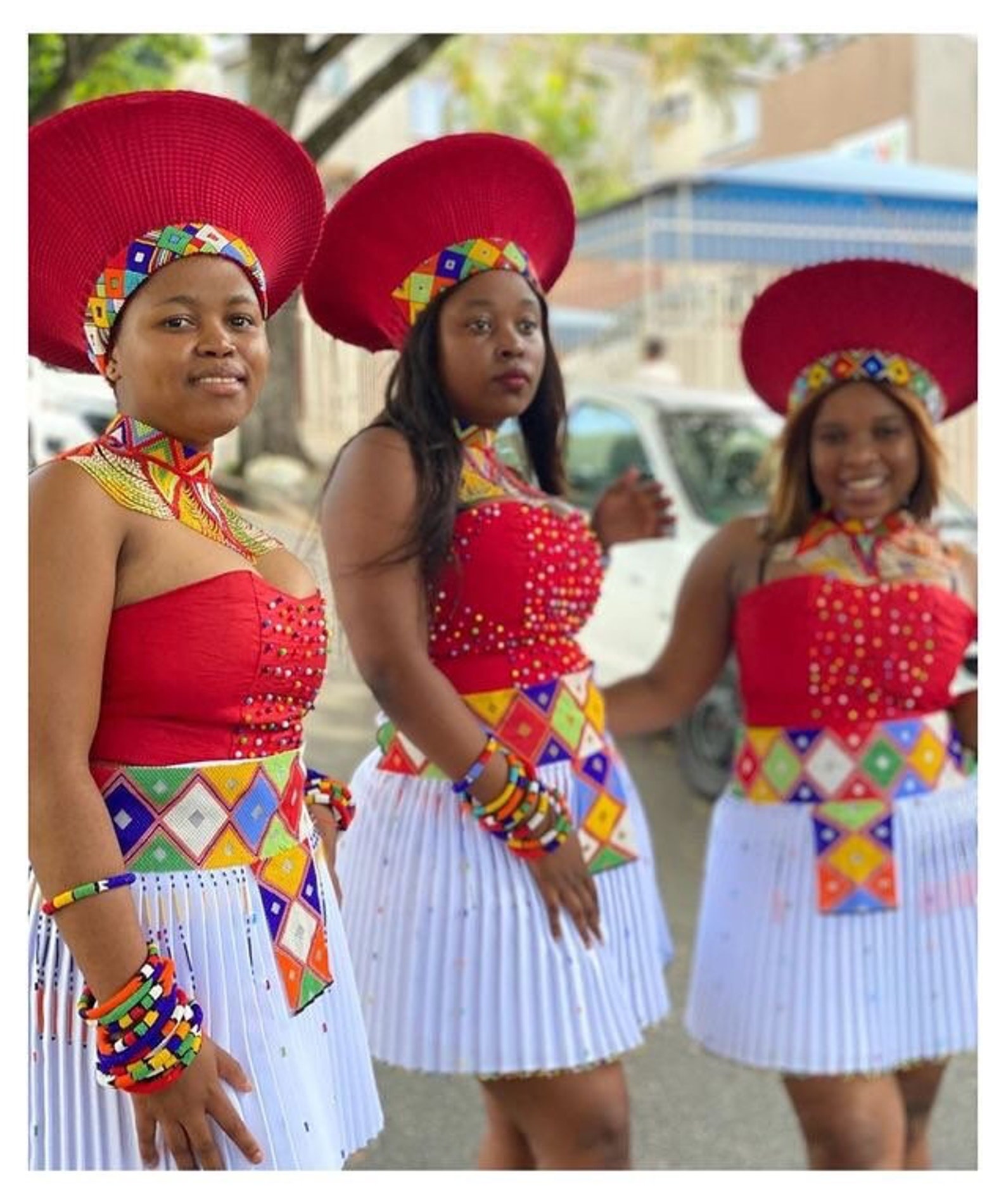 Traditional Zulu Beaded Hat Zulu Beaded Hat Isicholo Bucket Etsy