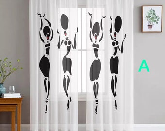 African Kitchen Curtains - Etsy