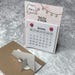 2026 Mini Desk Calendar – 3.25x4.5” With Easel or Magnet | Cute ...