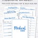 Medical Planner Printable Health Organizer Doctor Appt Tracker Health ...