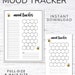 Spring Mood Tracker for Your Planner and Bullet Journal PDF - Etsy