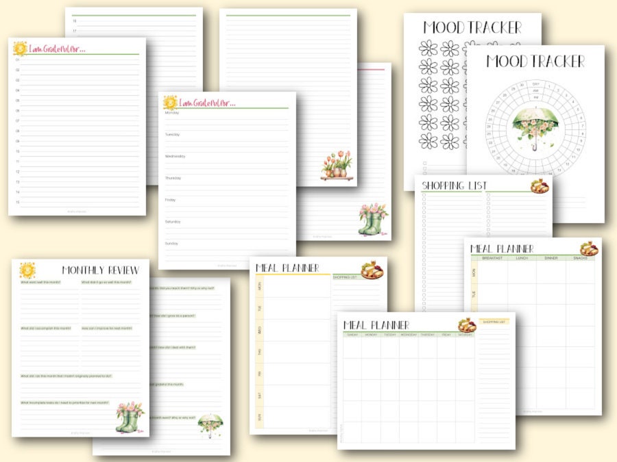 April 2024 Planner Printable PDF. A Daily Agenda to Stay Organized All ...
