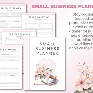 Small Business Planner Printable | Organize Goals, Finances & Daily ...