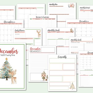 December 2023 Planner Printable PDF Instant Download December 2023 ...