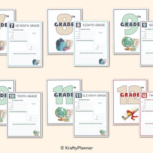 School Memory Box and Keepsake Folder Printables, Back-to-school ...