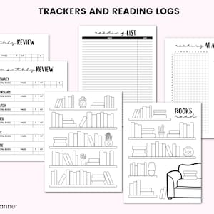 Reading Journal: Printable Book Lover's Diary and Tracker | Book Review ...