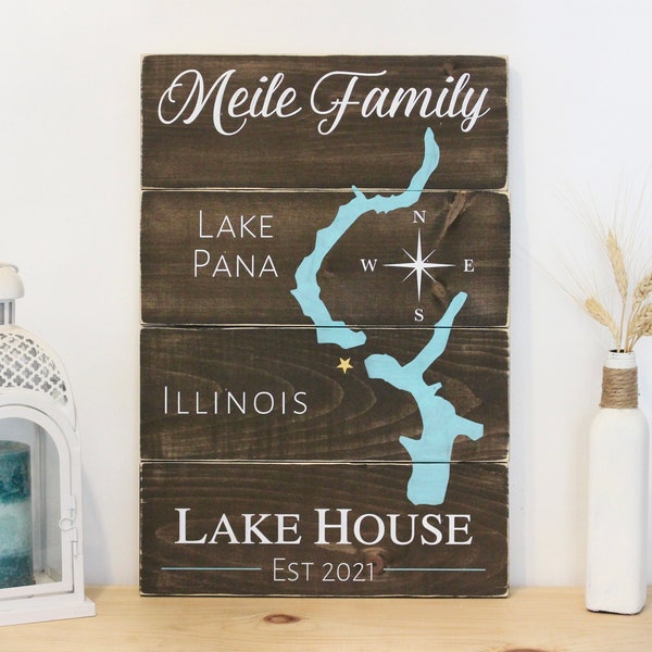 Custom Lake House Sign - Etsy