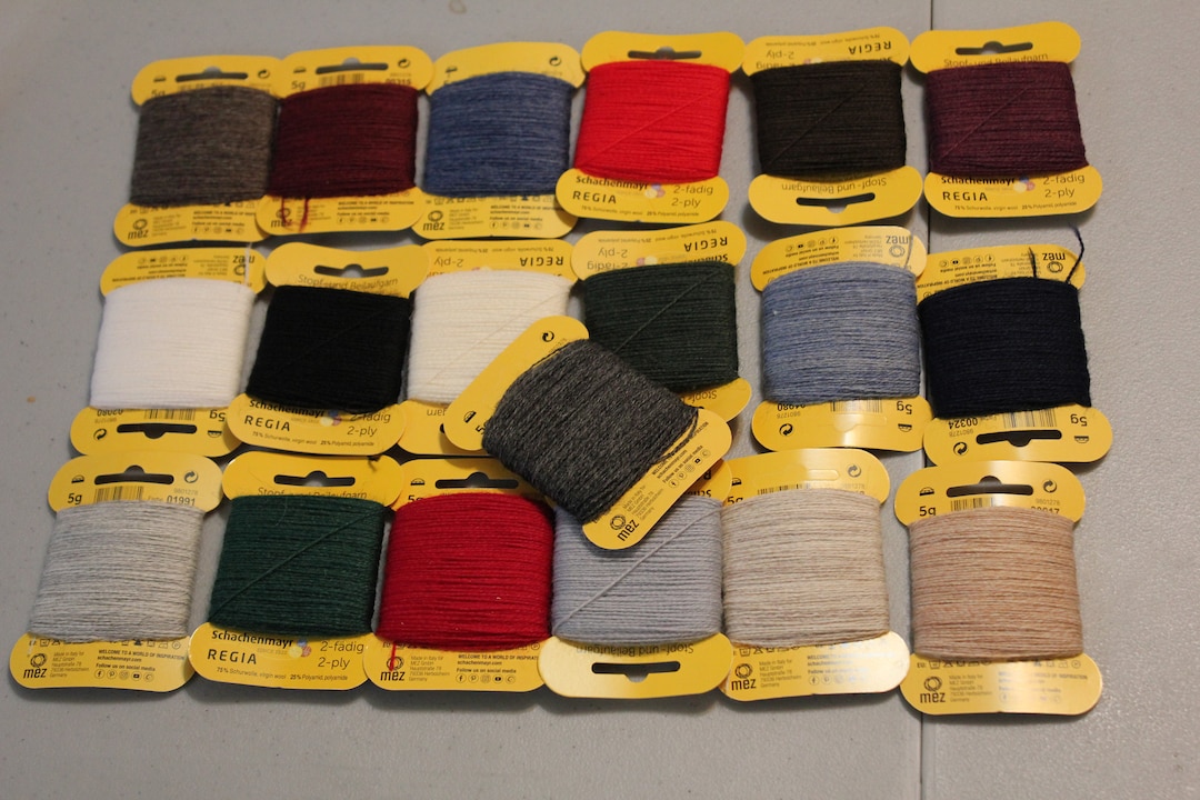 Regia and New Brands 2-ply Wool Nylon Sock Yarn: Heel & Toe ...