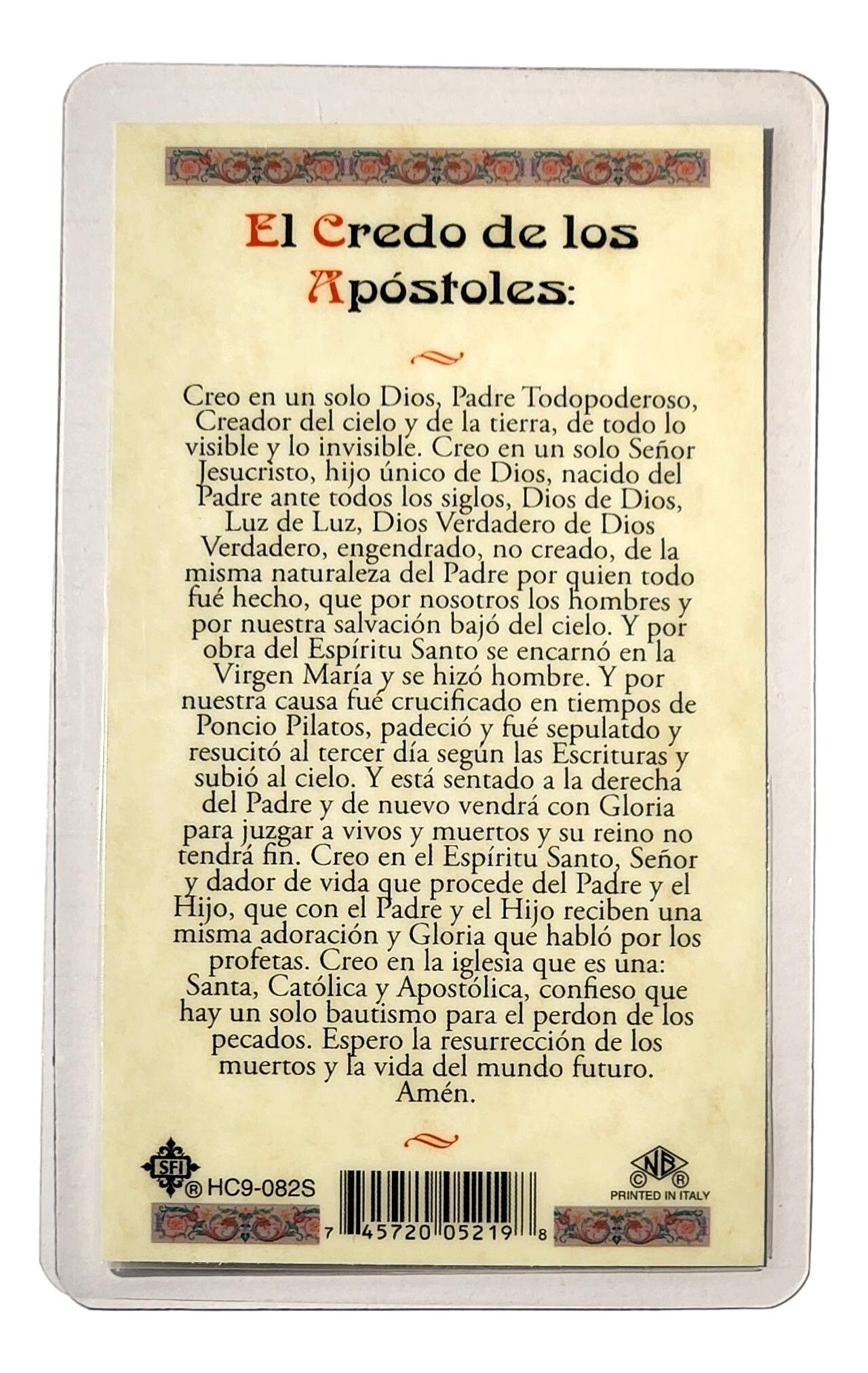 Prayer Card El Credo De Los Apostoles SPANISH Laminated HC9-082S - Etsy