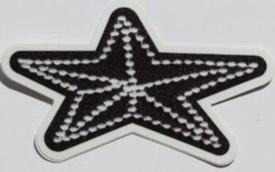 White Star Sticker Vinyl Glossy Removable 3x3 Inches - Etsy