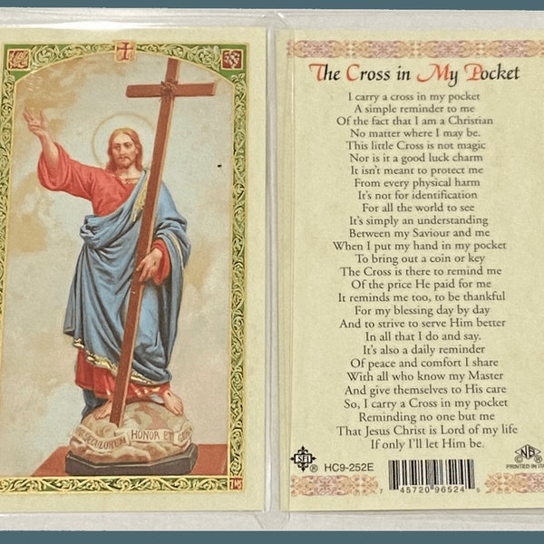 The Cross in My Pocket Prayer - Etsy